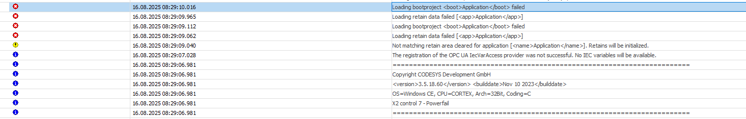 CODESYS Forge - CODESYS Forge / Talk / Engineering 🇬🇧: Codesys 3.5.18.60 – Application Loss and ...